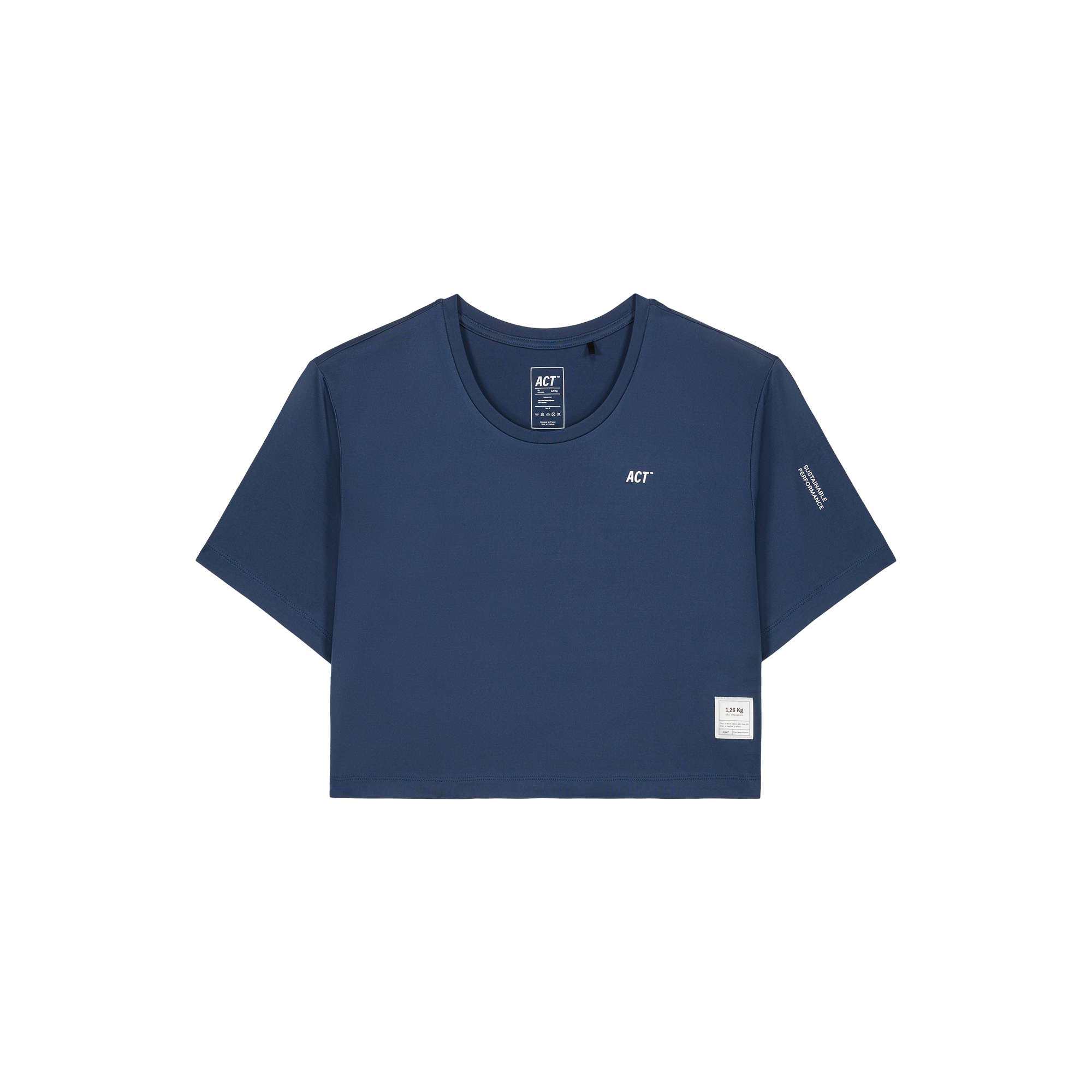 AirShell - Crop Top - Women's - Storm Blue – ACT Running